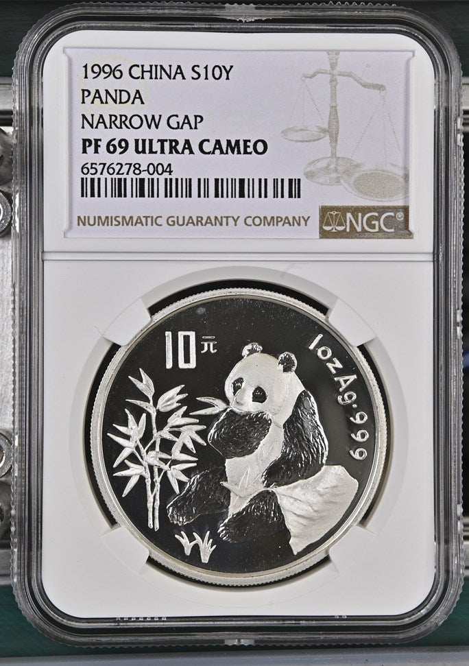 1996 CHINA S10Y PANDA NARROW GAP – AllCoins4You