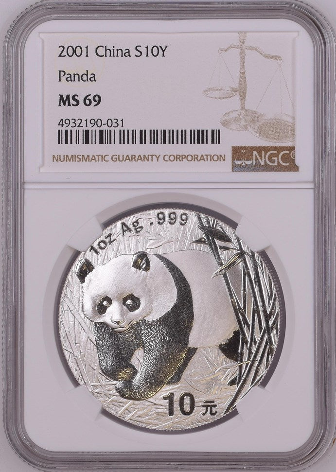 2001 CHINA S10Y PANDA – AllCoins4You