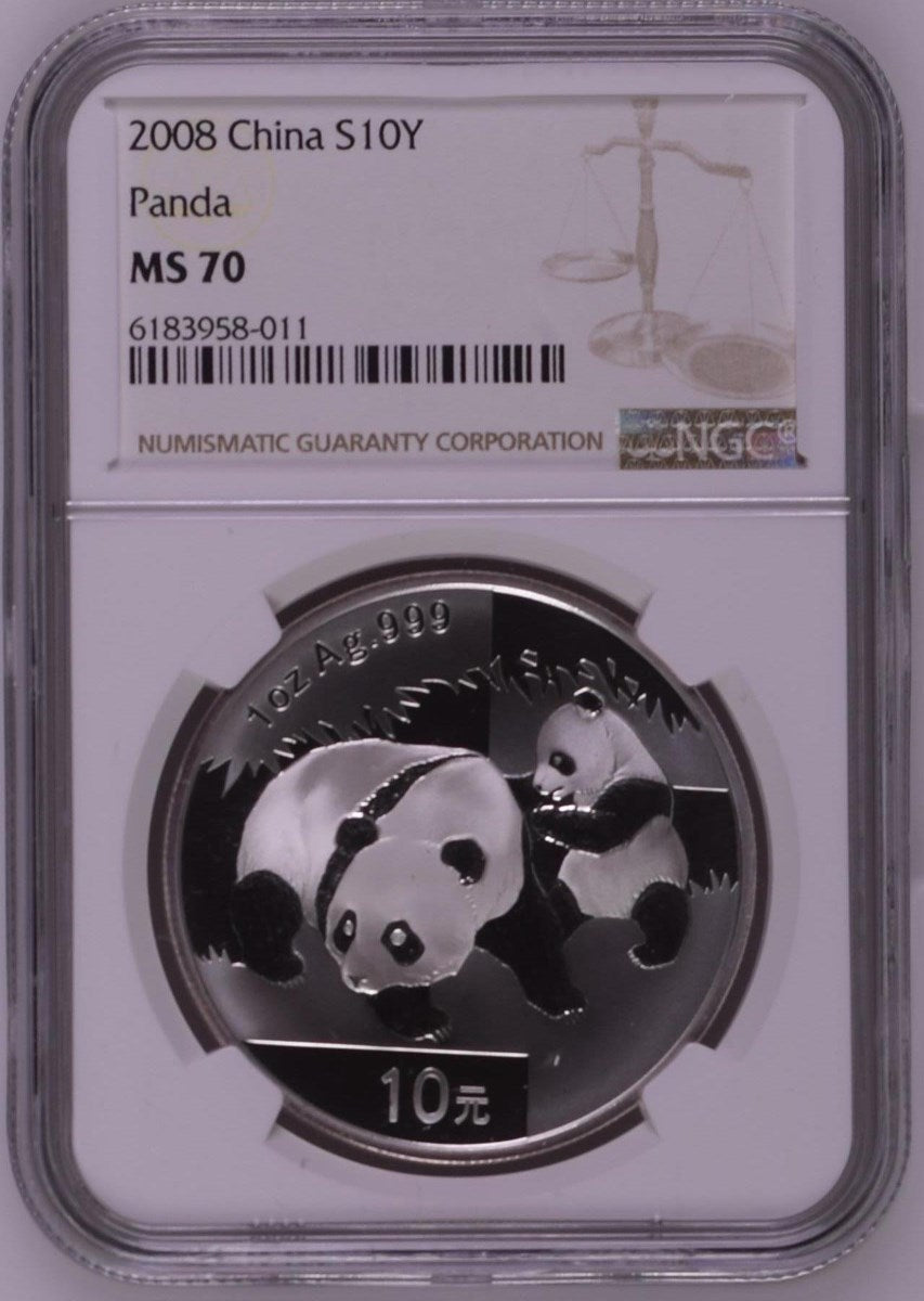 2008 CHINA S10Y PANDA – AllCoins4You