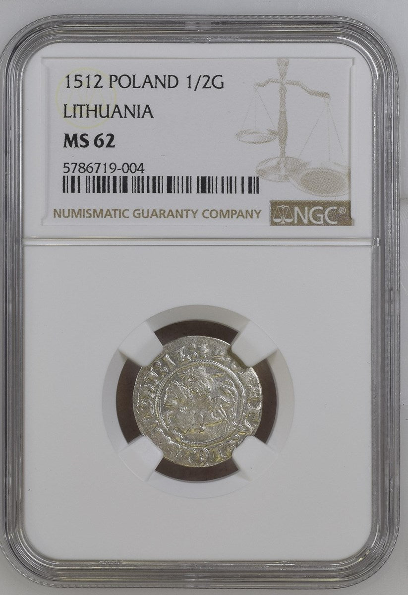 1512 POLAND 1/2G LITHUANIA NGC MS 62 – AllCoins4You